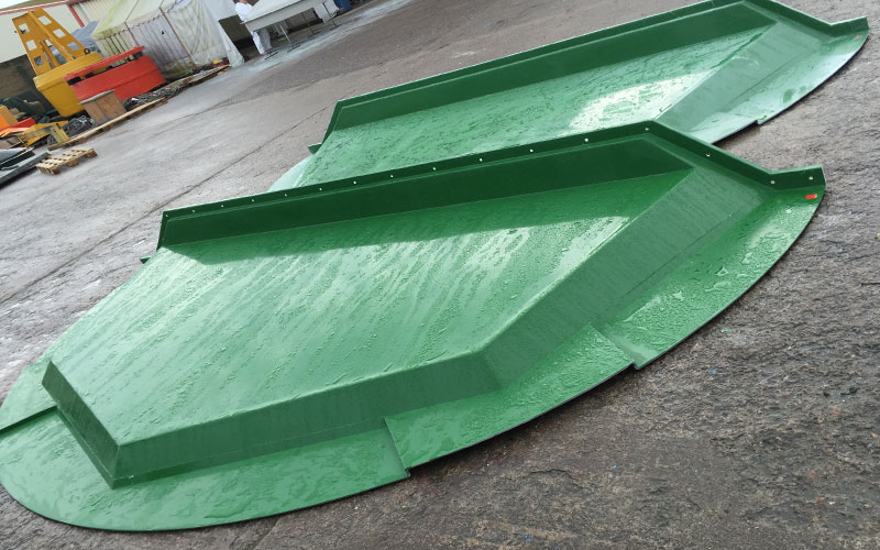 GRP Aberdeen Ltd - Products - 'D' Type GRP Covers & GRP Launders