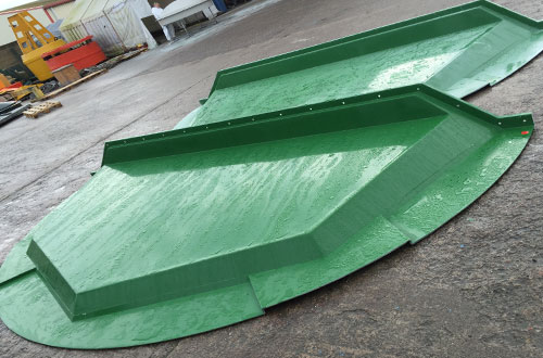 GRP Aberdeen Ltd - Products - 'D' Type GRP Covers & GRP Launders